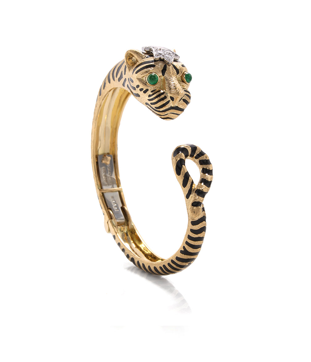 Tiger Loop Tail Cuff | David Webb New York
