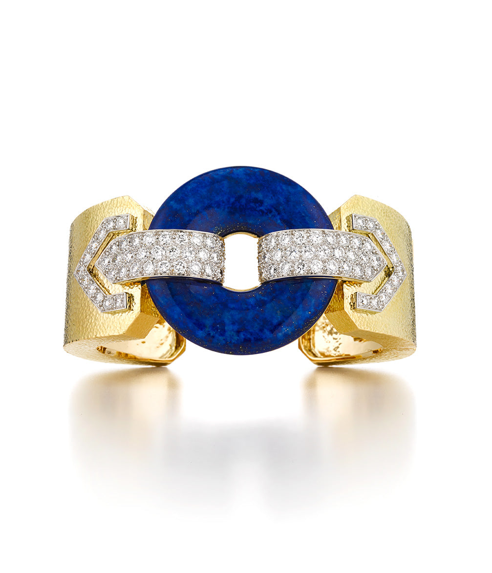 Olympus Cuff, Lapis Lazuli | David Webb New York
