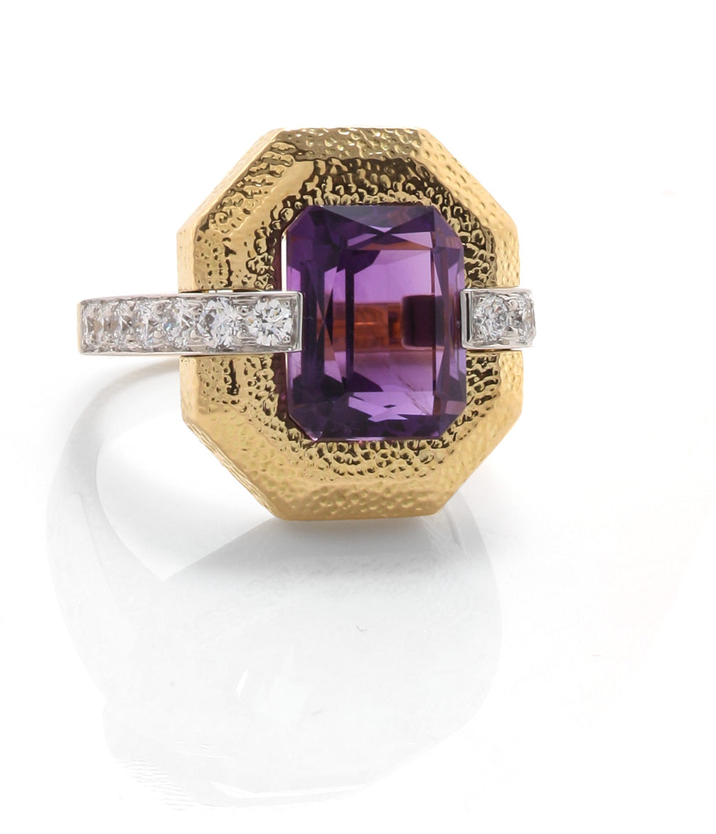 Avenue Ring, Amethyst | David Webb New York