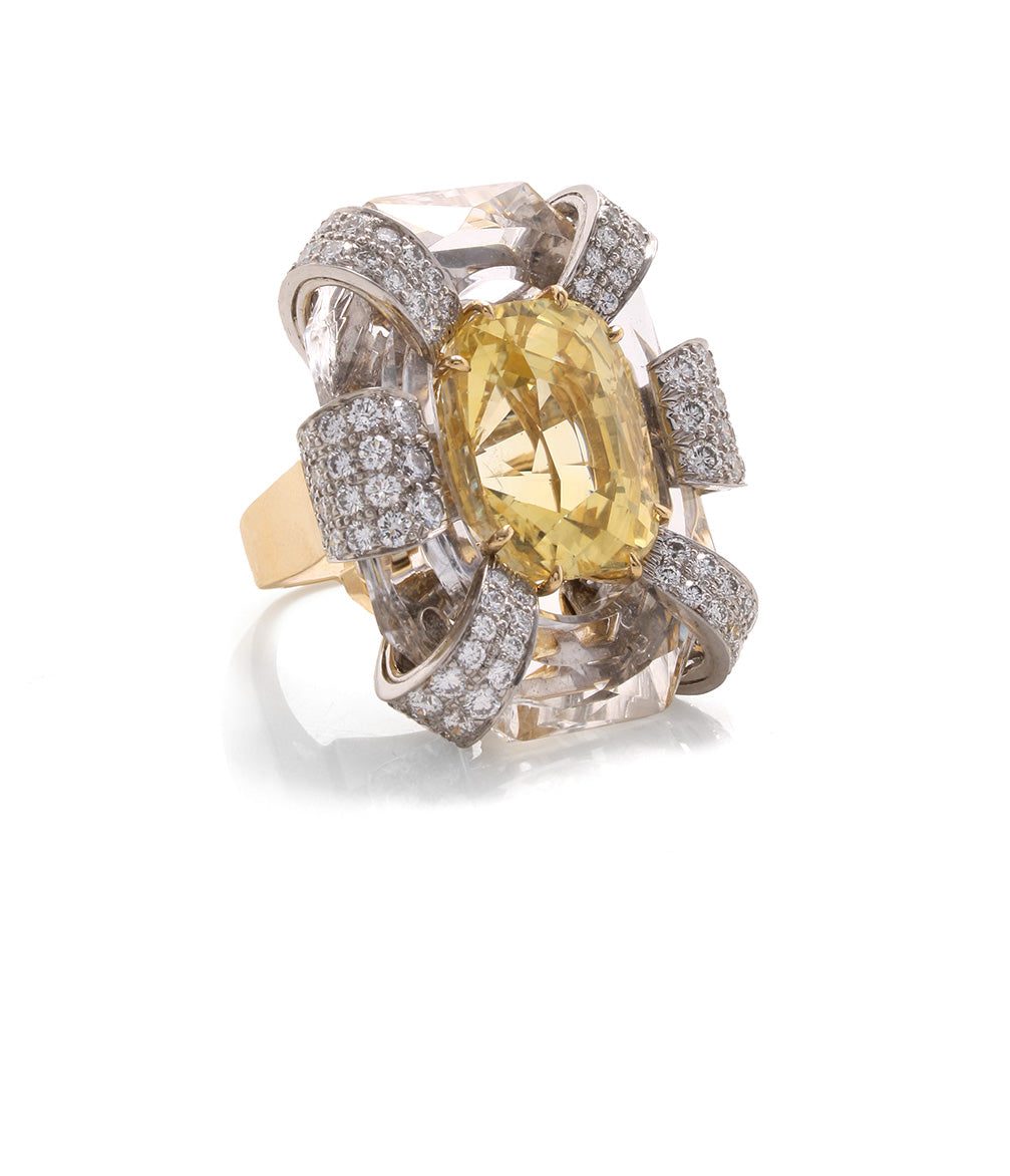 Cascade Crystal Ring | David Webb New York