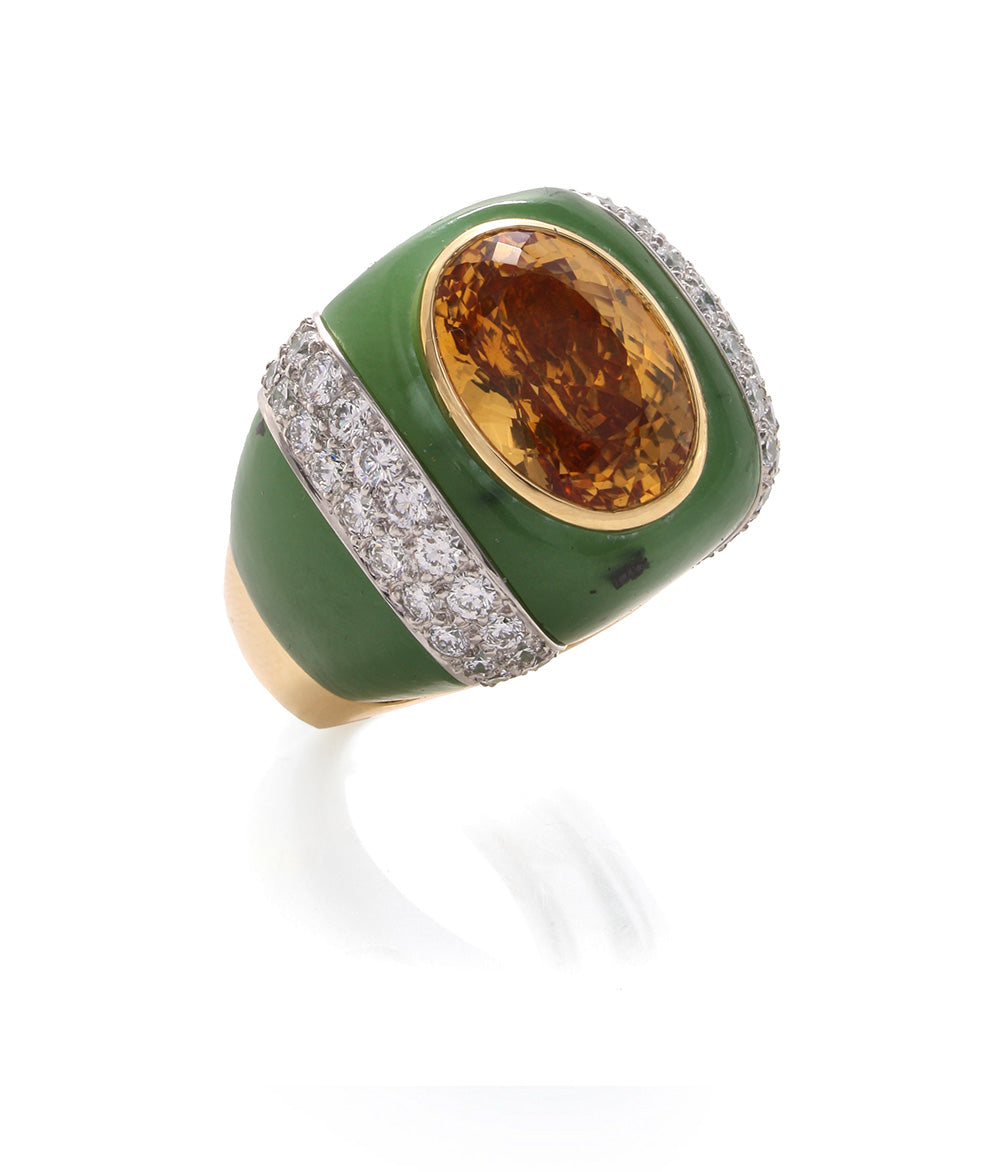 Double Stripe Ring | David Webb New York