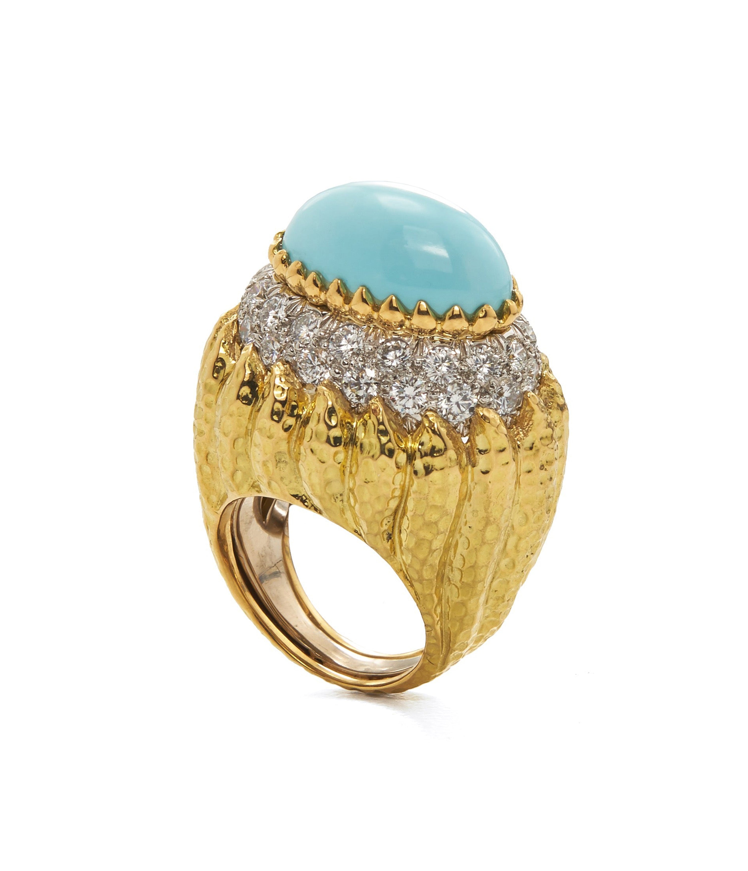 Mount Olympus Ring, Turquoise | David Webb New York