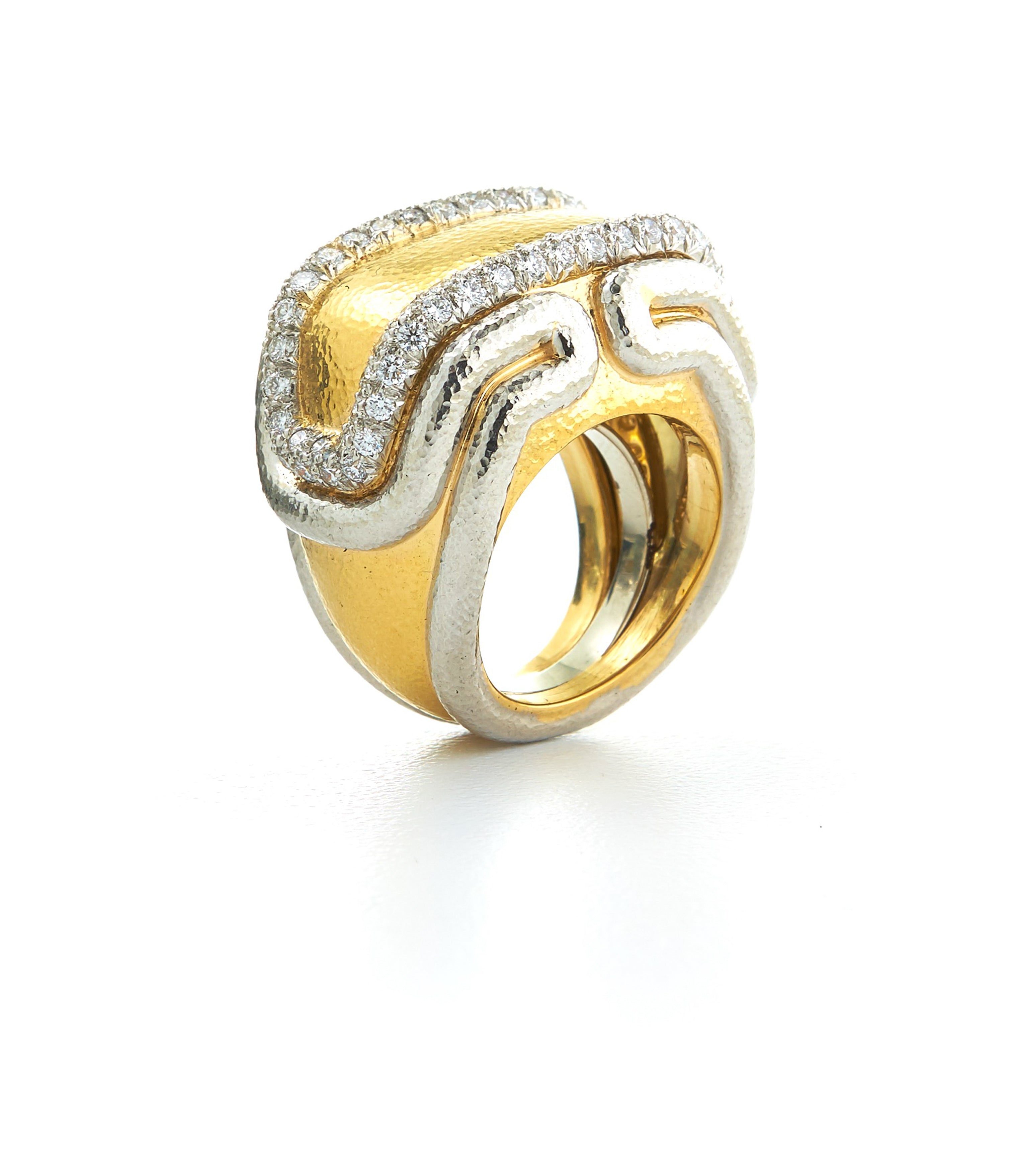Tubular Diamond Ring | David Webb New York