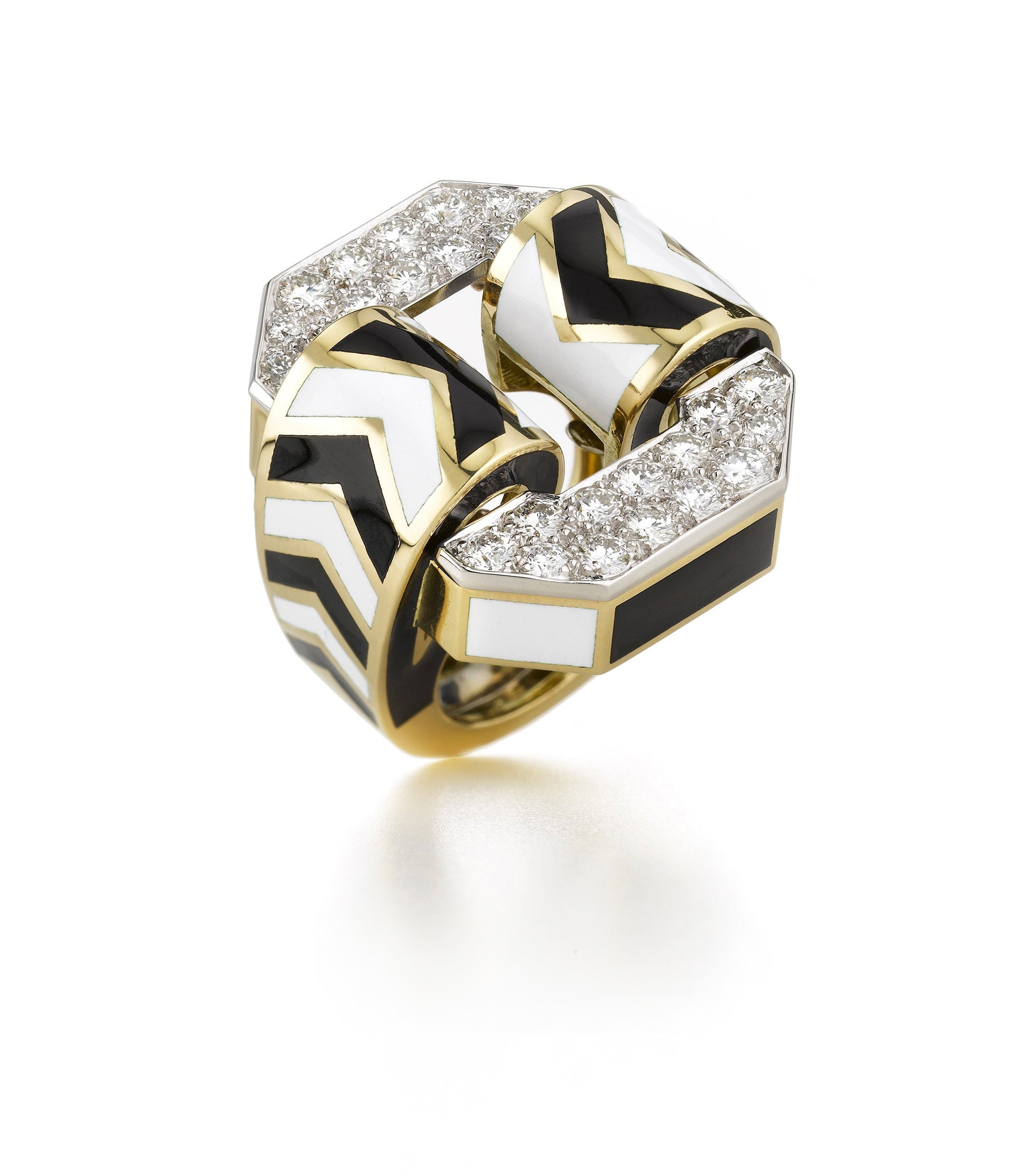Chevron Ring | David Webb New York