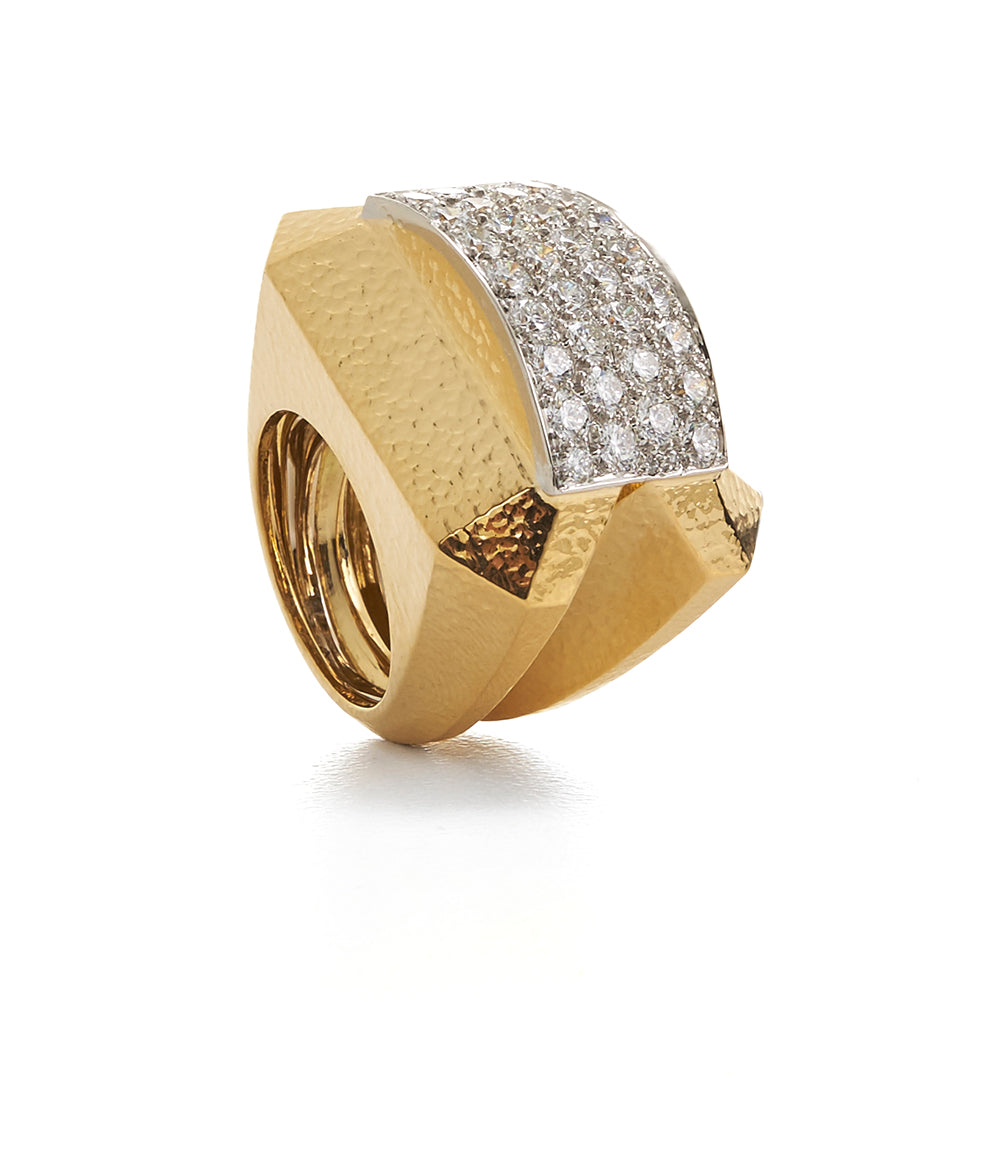Diamond Overpass Ring | David Webb New York
