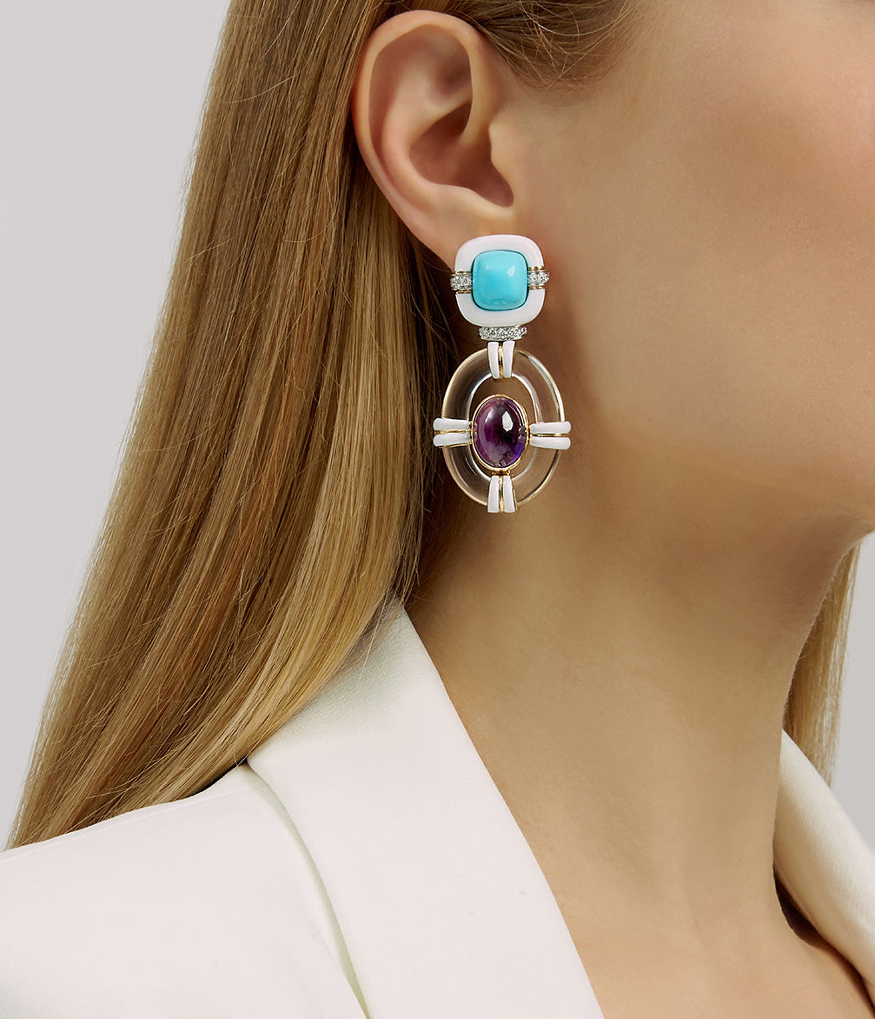 Official | David Webb New York | Streamline Earrings