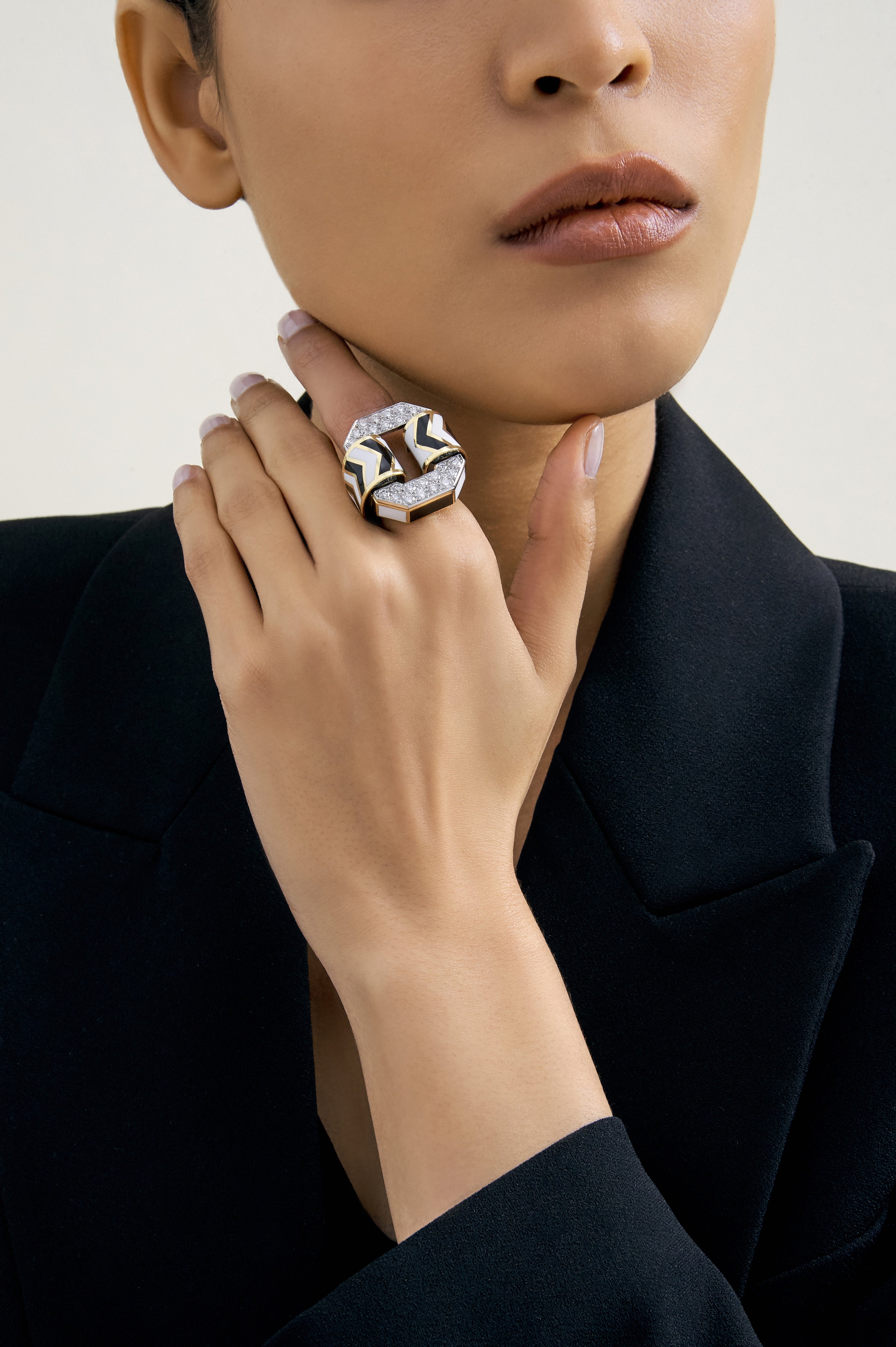 Chevron Ring | David Webb New York